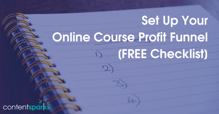 Free Checklist for Creating Your Online Course