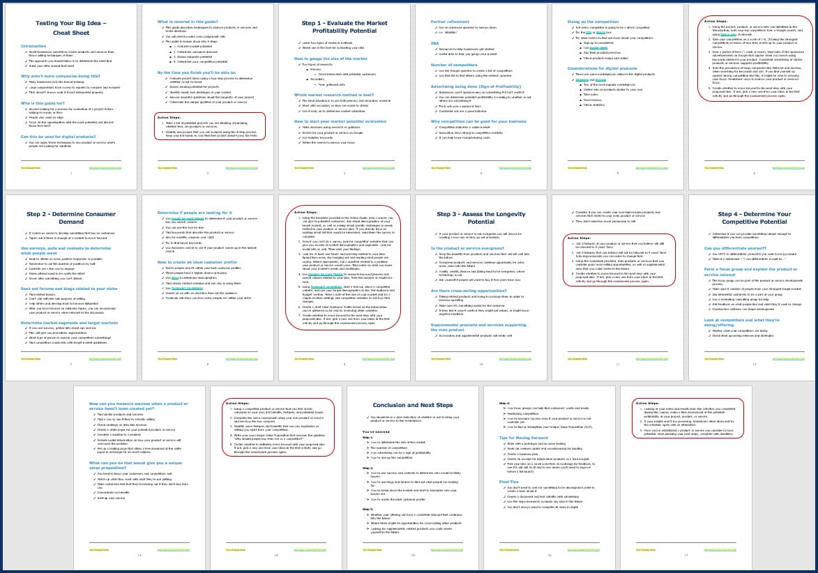 Testing Your Big Idea | Done-for-You Marketing Content