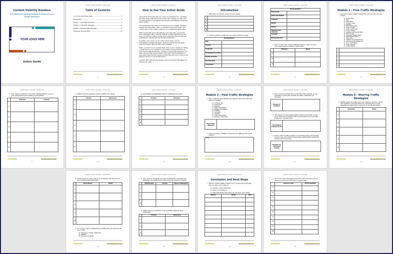 Content Visibility Boosters | White Label Done-for-You Course