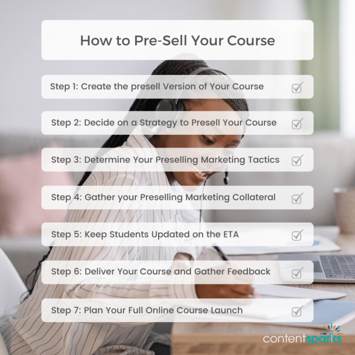 How to Pre-Sell a Course | Use PLR Course to Make it Easy