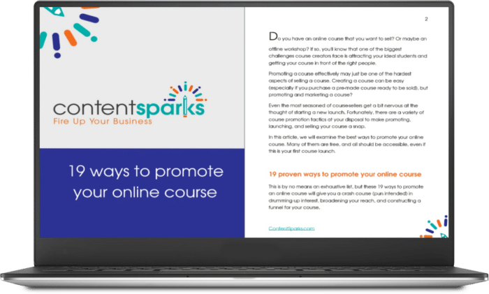 20 Ways to Promote Your Online Course