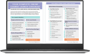 The Complete Online Course Launch Checklist (with PDF)
